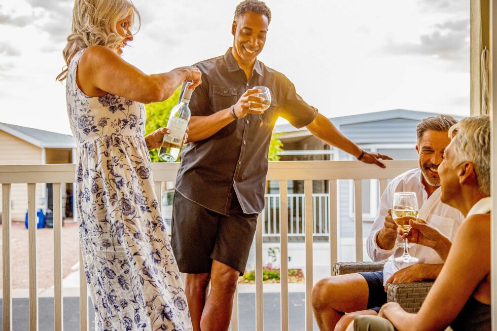 Arizona Vacation Homes for Snowbirds in a RV resort.